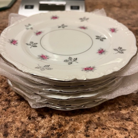 Rosette | Dining | Rosette China Japan 65 Plates 6 Bread Butter | Poshmark